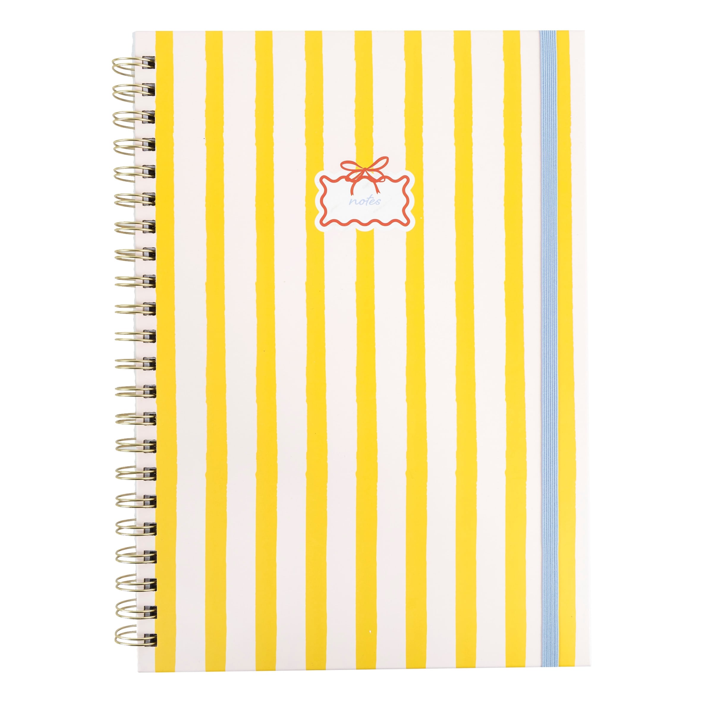 Gingham Bow A4 Wiro Notebook - Tesco Groceries