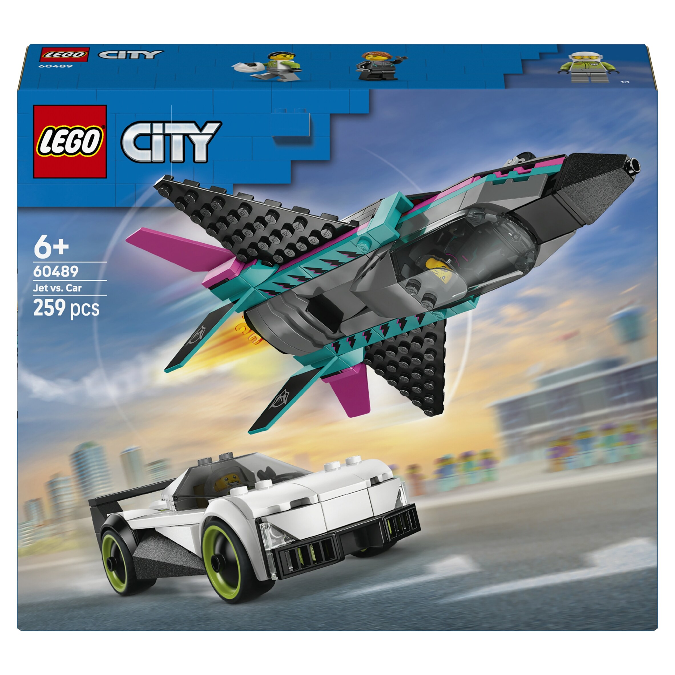 LEGO City 60489 Stíha&ka vs. auto - Tesco Groceries