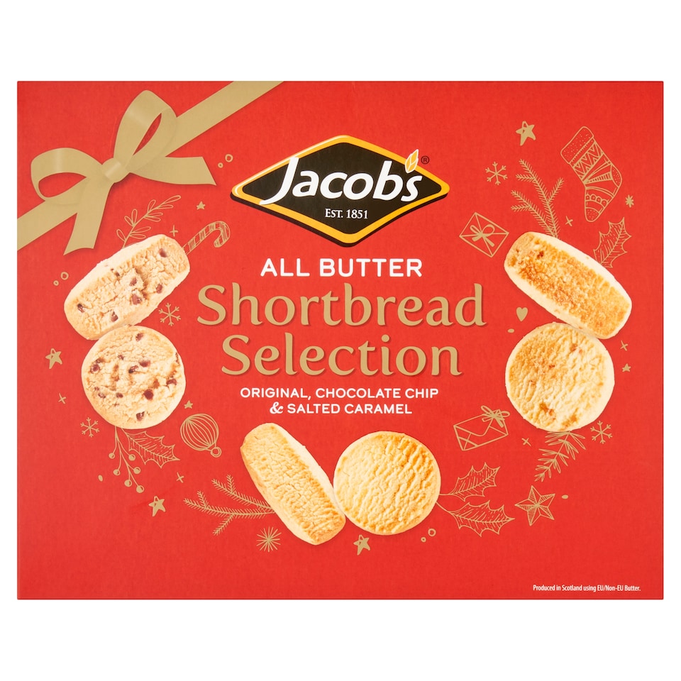 Jacobs Shortbread Selection Biscuits 400g - Tesco Groceries