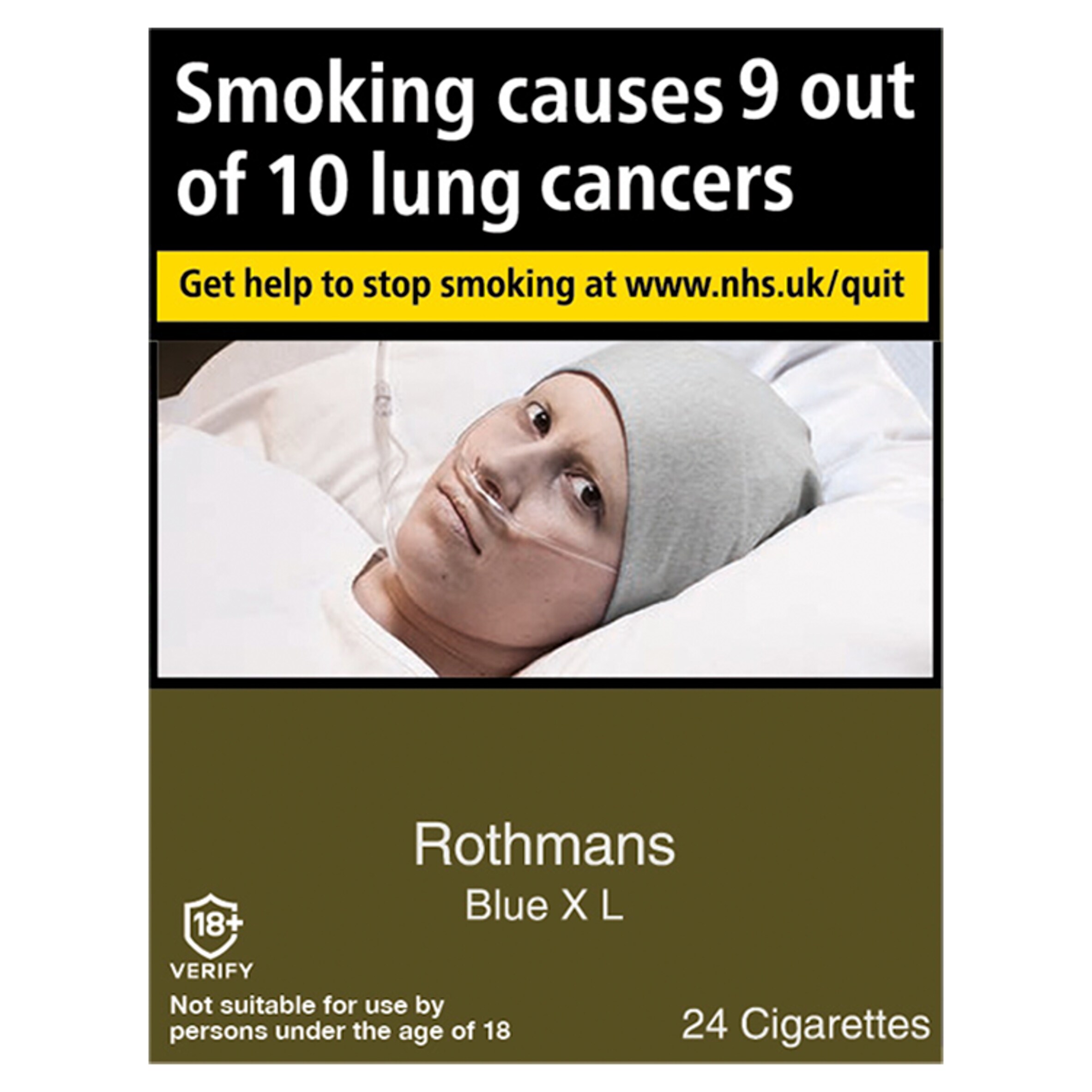 Rothmans Blue Xl Cigarettes X24 - Tesco Groceries