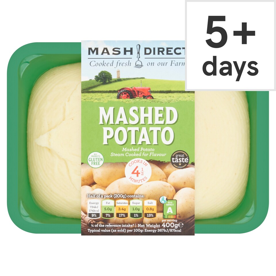 Mash Direct Mashed Potato 400G - Tesco Groceries