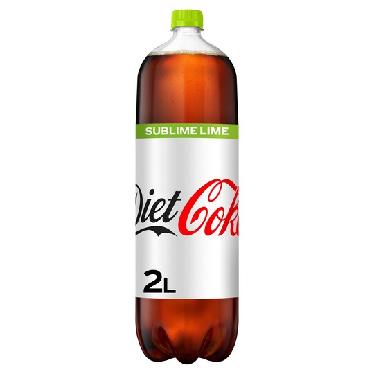 Diet Coke Sublime Lime 2 Litres - Tesco Groceries