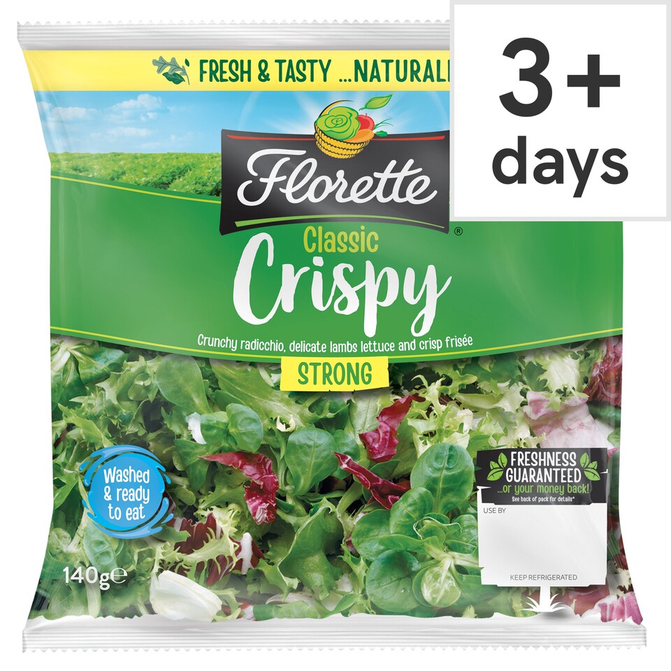 Florette Classic Crispy Salad Strong 140g - Tesco Groceries