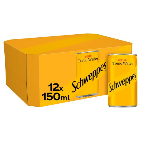 Schweppes Tonic Water 12x150ml - Tesco Groceries