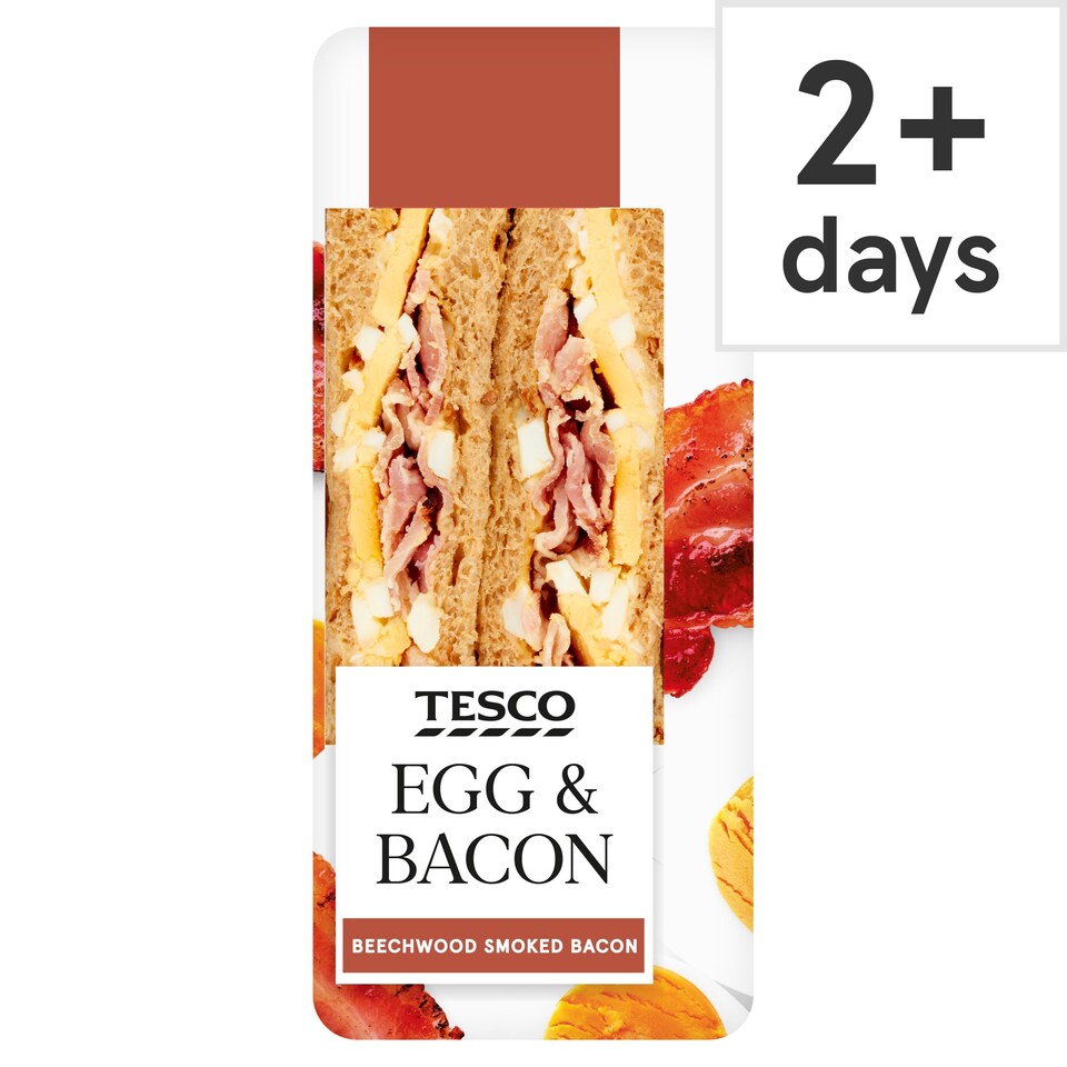 Tesco Egg & Bacon Sandwich - Tesco Groceries