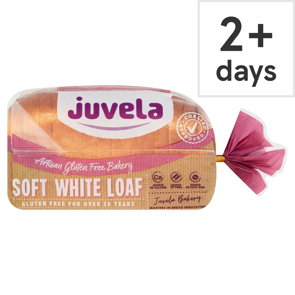 Juvela Gluten Free Fresh Soft White Loaf Bread 400g - Tesco Groceries