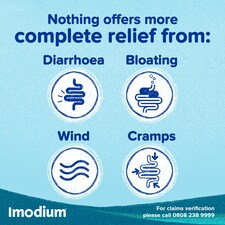 Imodium Dual Action Relief Tablets 6'S - Tesco Groceries