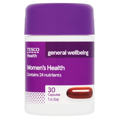 Tesco Health Women's Multivitamins & Minerals Capsules 30s - Tesco ...