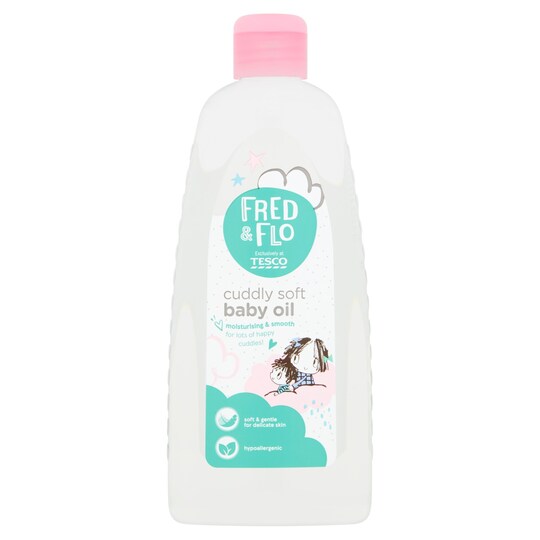Fred & Flo Baby Oil 500Ml - Tesco Groceries