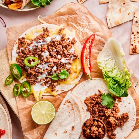 Capsicana Mini Tortillas Wheat Flour Wraps 240g - Tesco Groceries