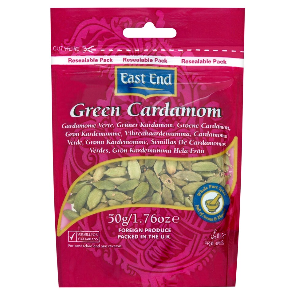 East End Green Cardamom 50G - Tesco Groceries