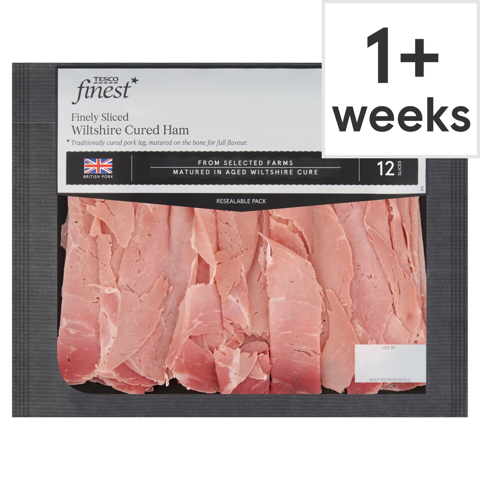 Tesco Finest Wiltshire Cured Ham 240g - Tesco Groceries