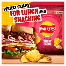 Walkers Smoky Bacon Crisps 6X25g - Tesco Groceries