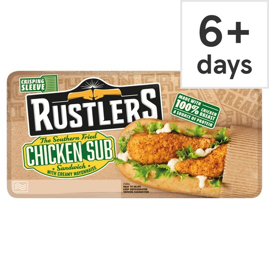 Rustlers Southern Fried Chicken 158G - Tesco Groceries