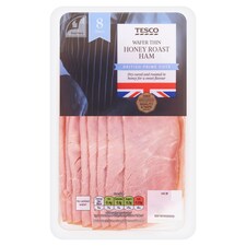 Tesco British Prime Cuts Wafer Thin Honey Roast Ham 120g - Tesco Groceries