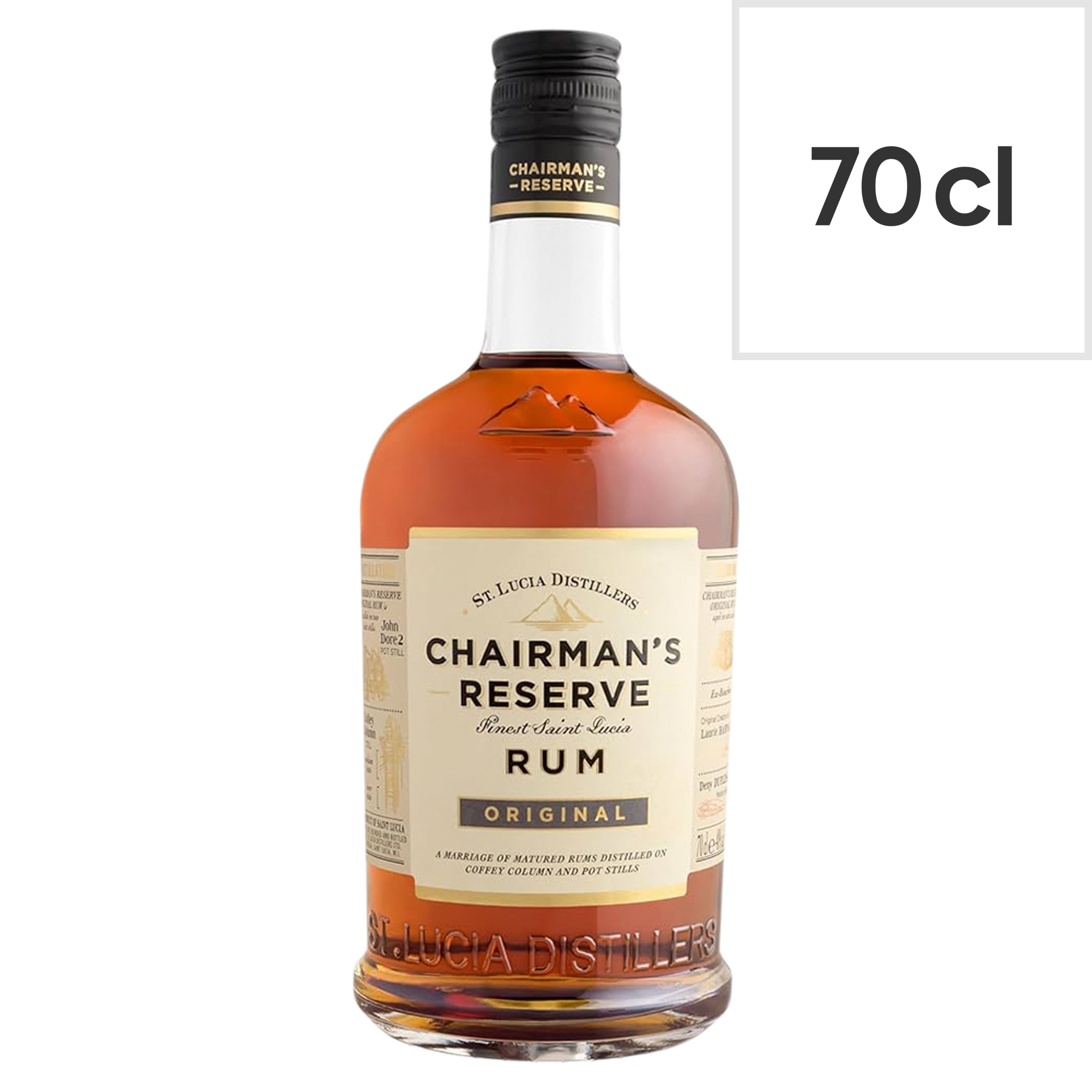 Chairman's Reserve Original Rum 70cl - Tesco Groceries