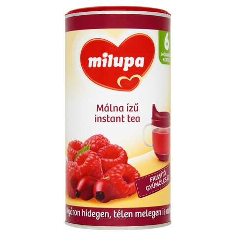 Milupa málna íz& instant tea 6 hónapos kortól 200 g - Tesco Groceries