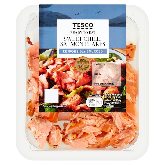 Tesco Sweet Chilli Salmon Flakes 80G - Tesco Groceries