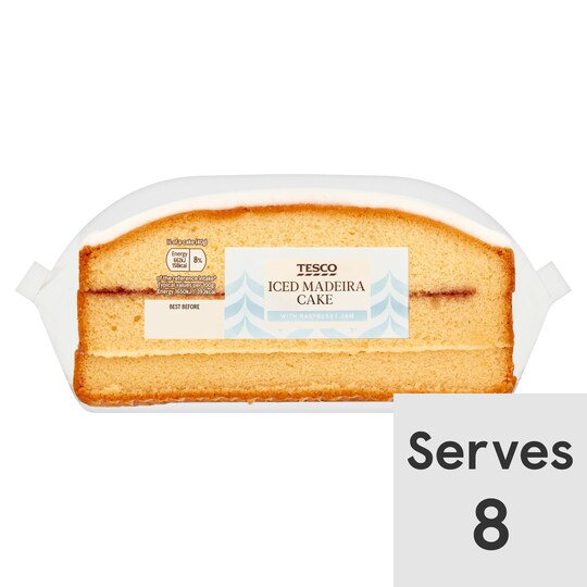 Tesco Iced Madeira Cake Each - Tesco Groceries