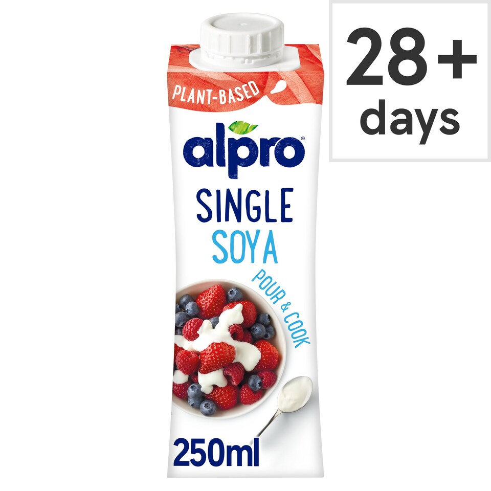 Alpro Soya Chilled Dairy Free Alternative to Cream 250ml - Tesco Groceries