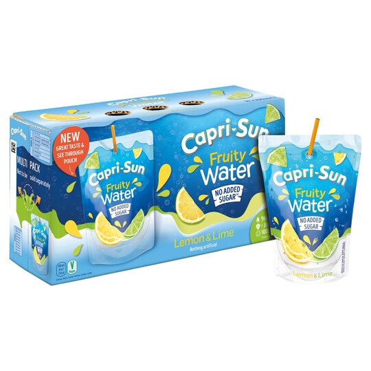 Capri Sun Fruity Water Lemon & Lime 10X200ml - Tesco Groceries