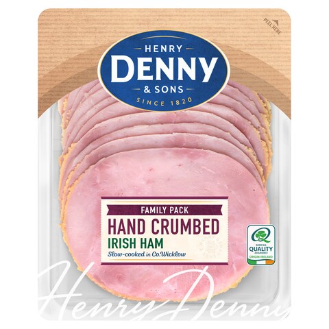 Denny Hand Crumbed Irish Ham Family Pack 210G - Tesco Groceries