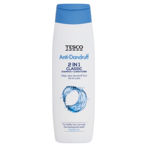 Tesco 2 In 1 Anti-Dandruff Shampoo 300Ml - Tesco Groceries