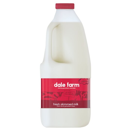 Dale Farm Skimmed Milk 2Ltr - Tesco Groceries