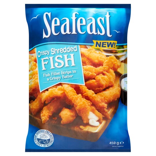 Seafeast Crispy Shredded Fish 450G - Tesco Groceries