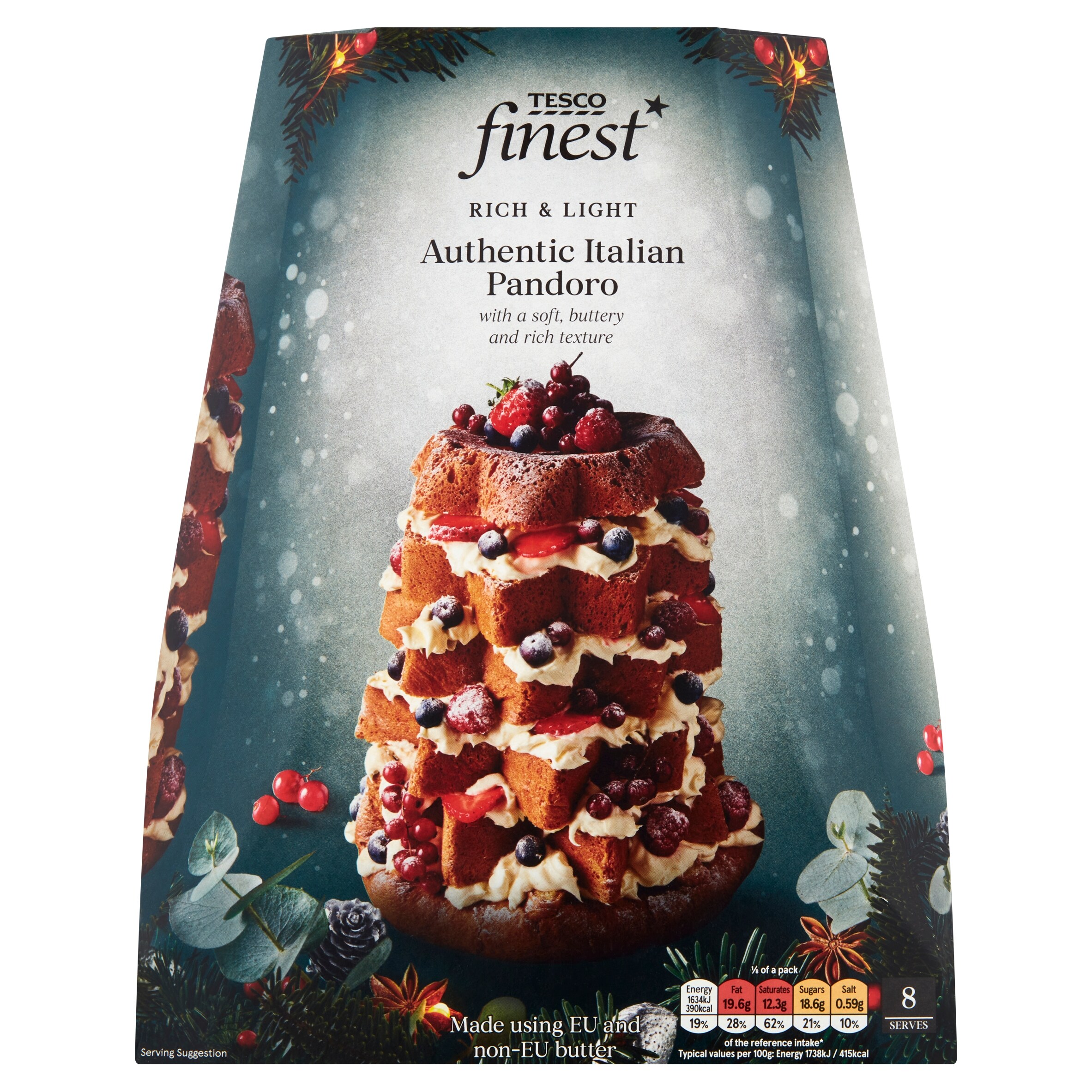 Tesco Finest Authentic Italian Pandoro 750G - Tesco Groceries