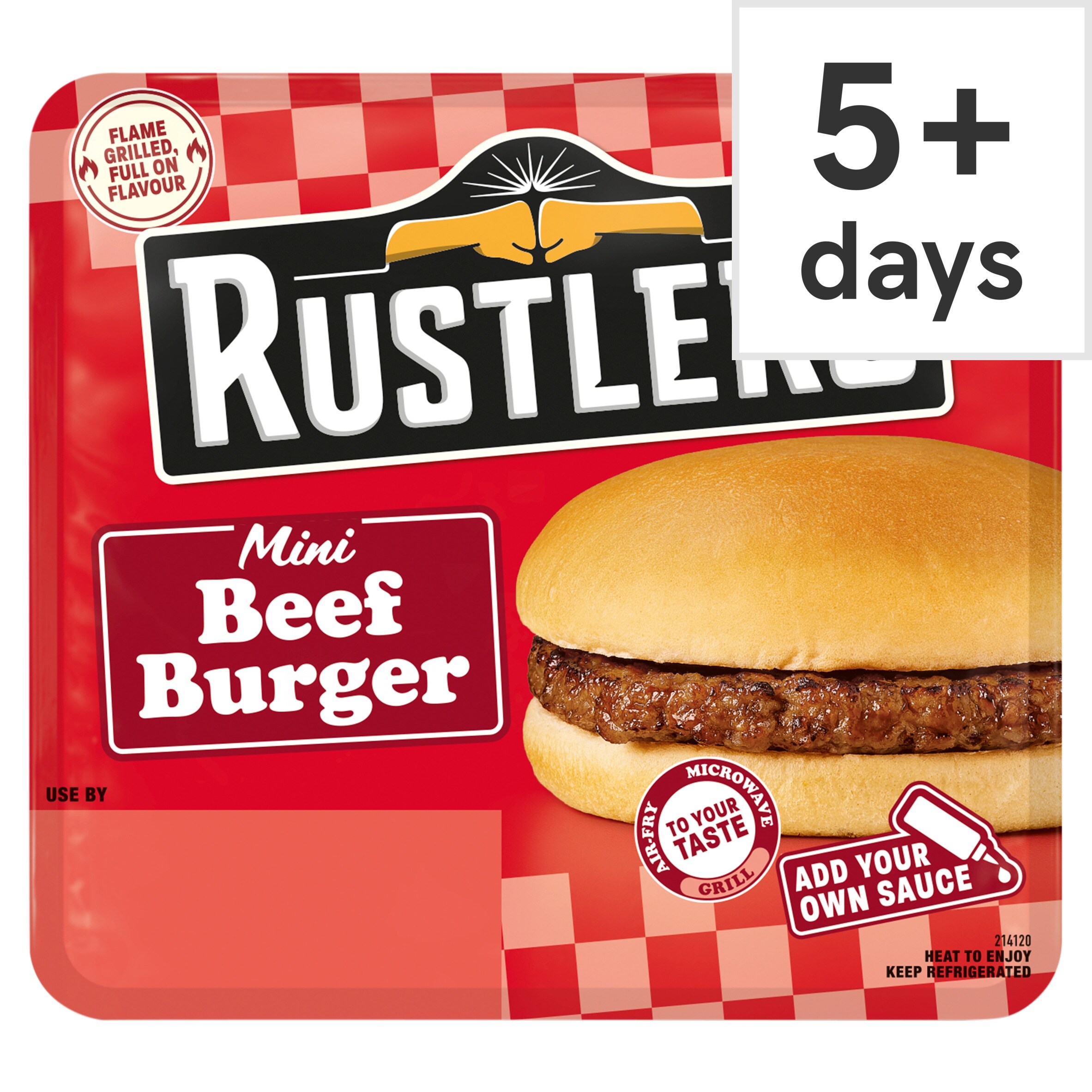 Rustlers Mini Beef Burger 89g - Tesco Groceries