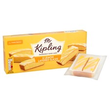 Mr Kipling Lemon Slice 6 Pack - Tesco Groceries