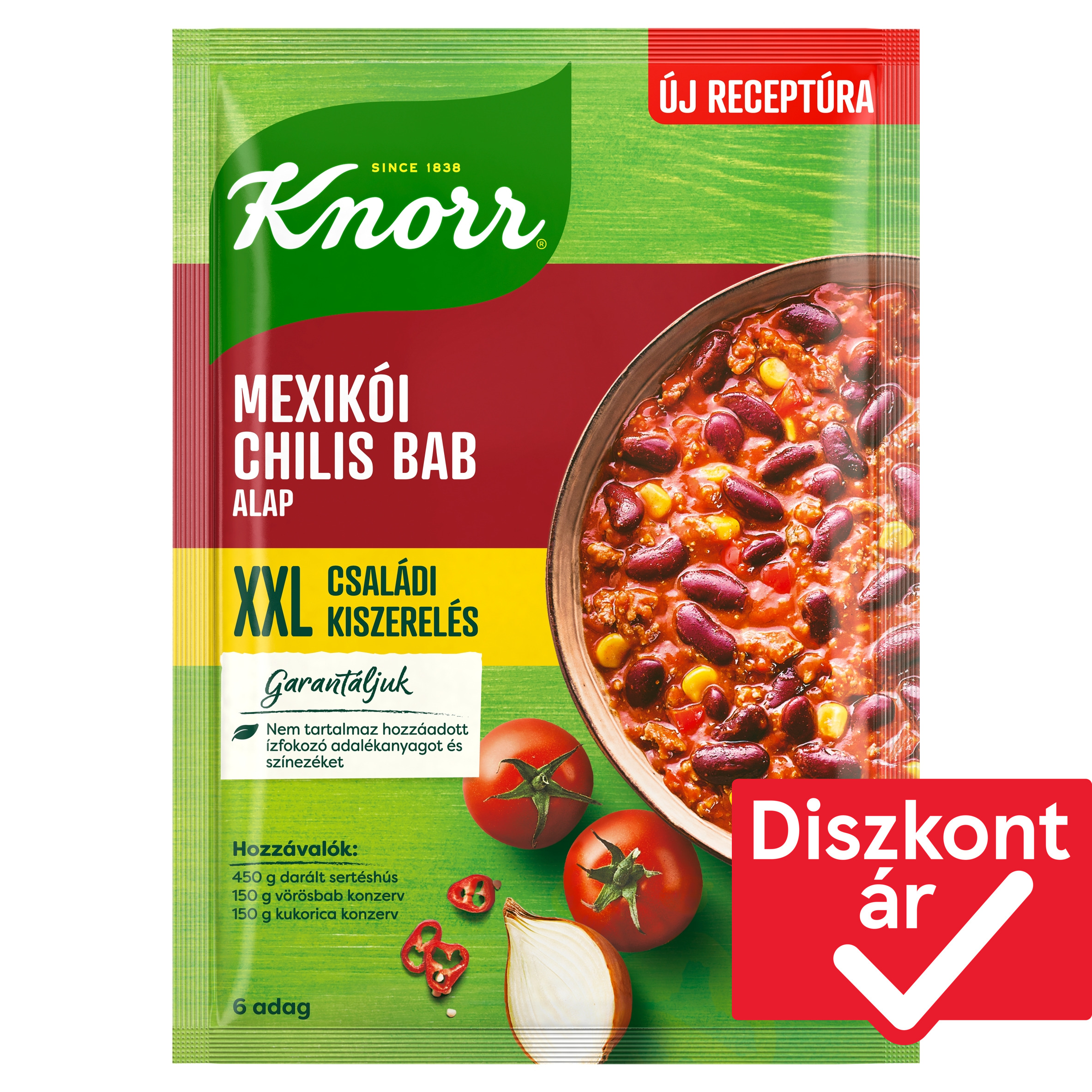 Knorr mexikói chilis bab alap 75 g - Tesco Groceries