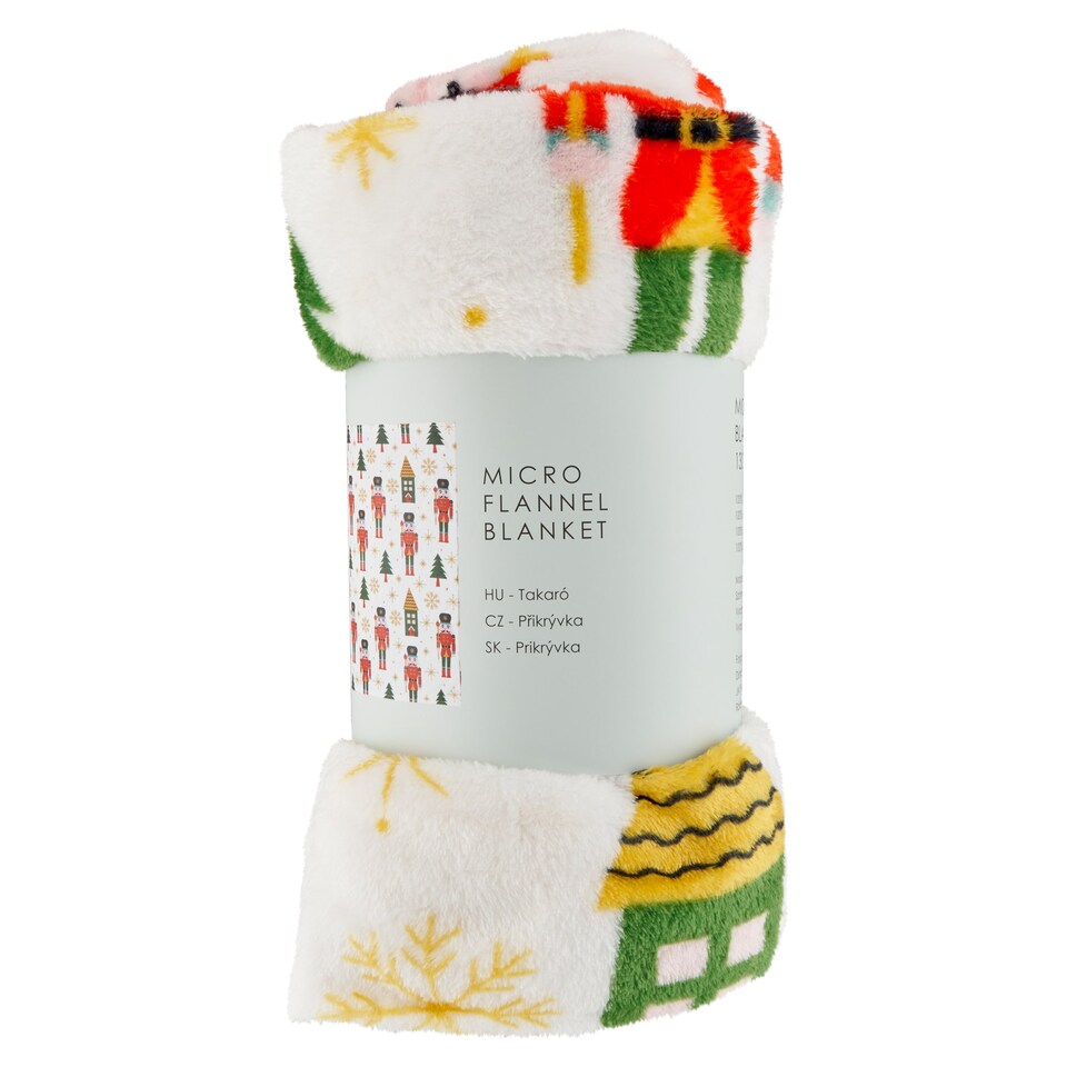 Microflannel Blanket Nutcracker 130 x 170 cm - Tesco Groceries