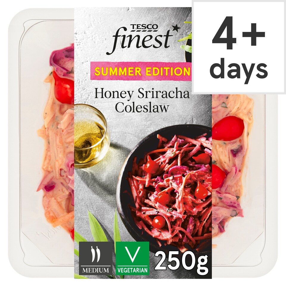 Tesco Finest Honey Sriracha Coleslaw 250g - Tesco Groceries