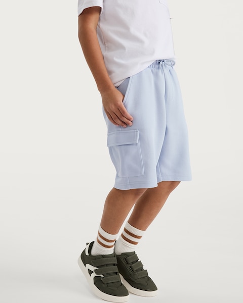 F&F Boys Cargo Shorts in Blue - Tesco Groceries