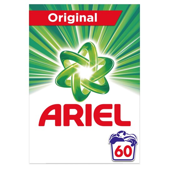 Ariel Original Washing Powder 60 Washes 3900G - Tesco Groceries
