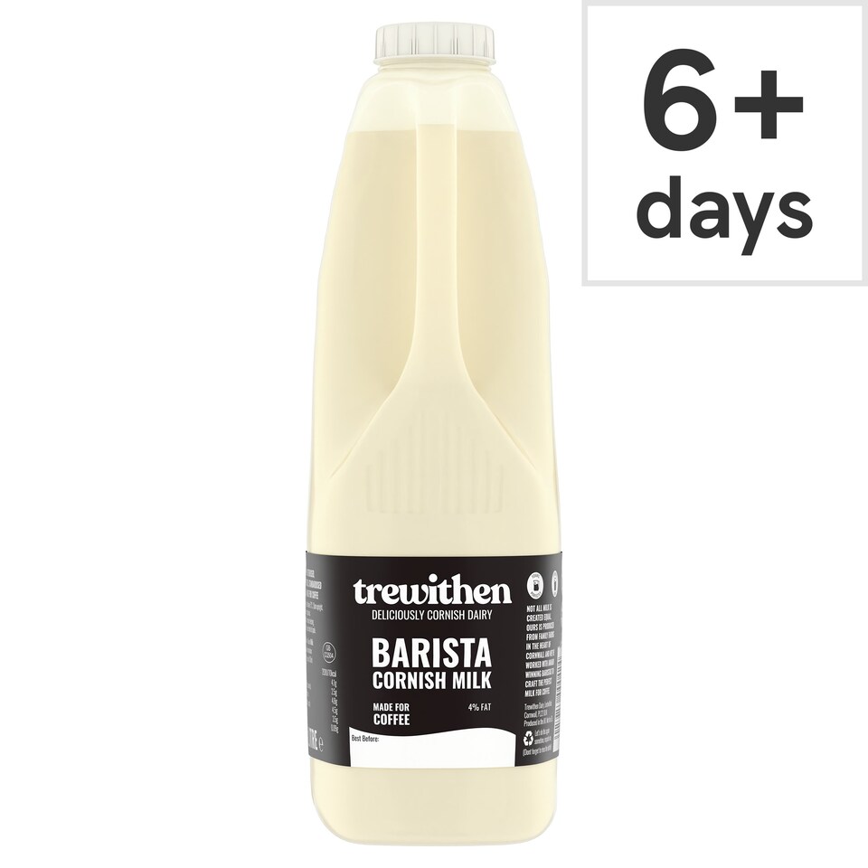 Trewithen Dairy Barista Cornish Milk 1 Litre - Tesco Groceries