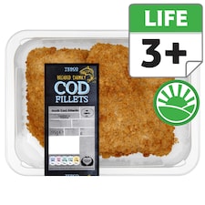 Tesco 2 Breaded Chunky Cod Fillets 350G - Tesco Groceries