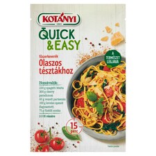 Kotányi Quick & Easy Spice Mix for Italian Pasta 20 g - Tesco Groceries