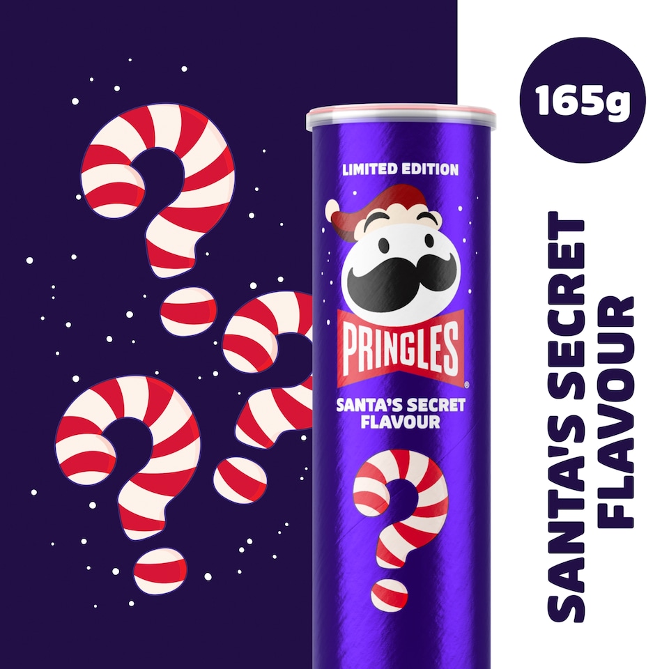 Pringles Santa's Secret Flavour 165g - Tesco Groceries