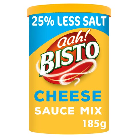 Bisto 25% Less Salt Cheese Sauce Mix 185G - Tesco Groceries