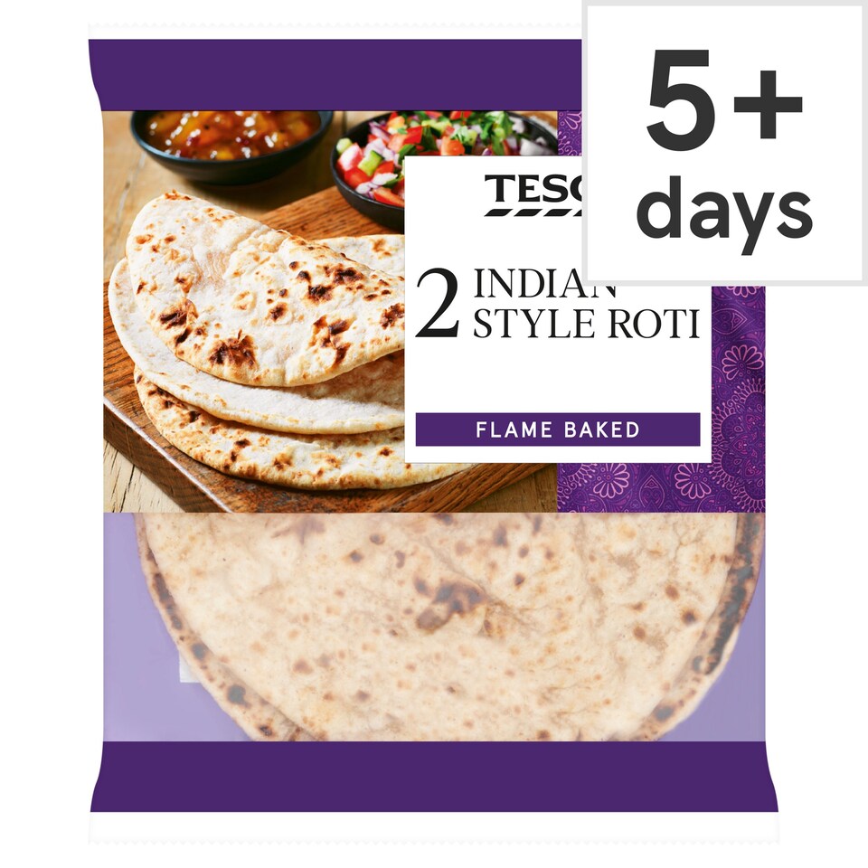 Tesco Indian Style Roti - Tesco Groceries