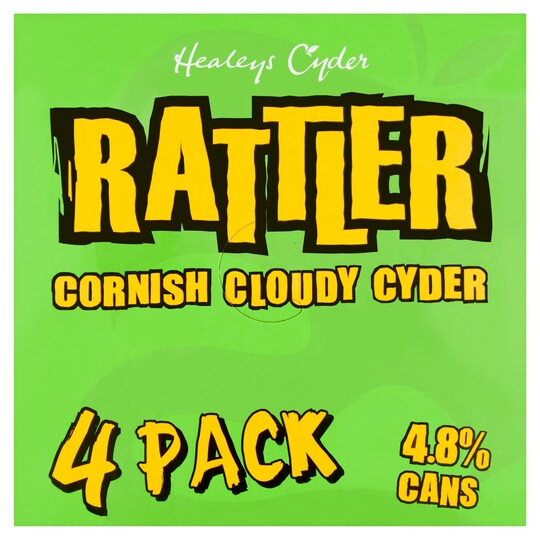 Cornish Rattler Cider 4.8% 4 X 330Ml - Tesco Groceries