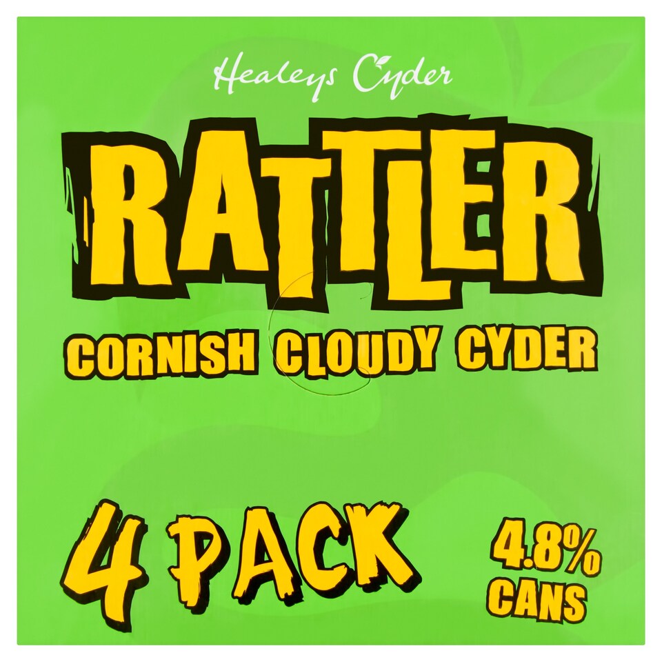 Cornish Rattler Cider 4.8% 4 X 330Ml - Tesco Groceries