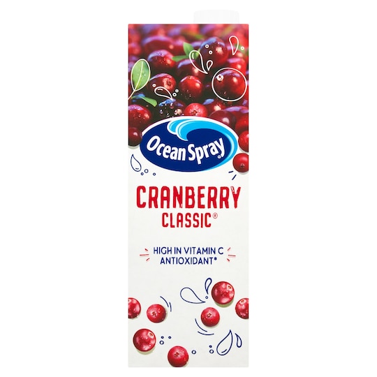 Ocean Spray Cranbery Classic Juice Drink 1Ltr - Tesco Groceries