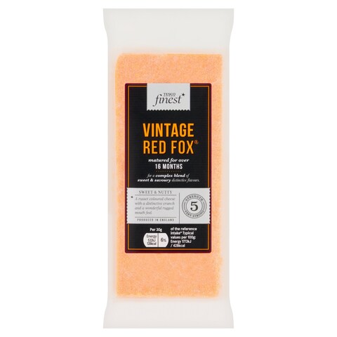 Tesco Finest Vintage Red Fox Cheese 200g - Tesco Groceries