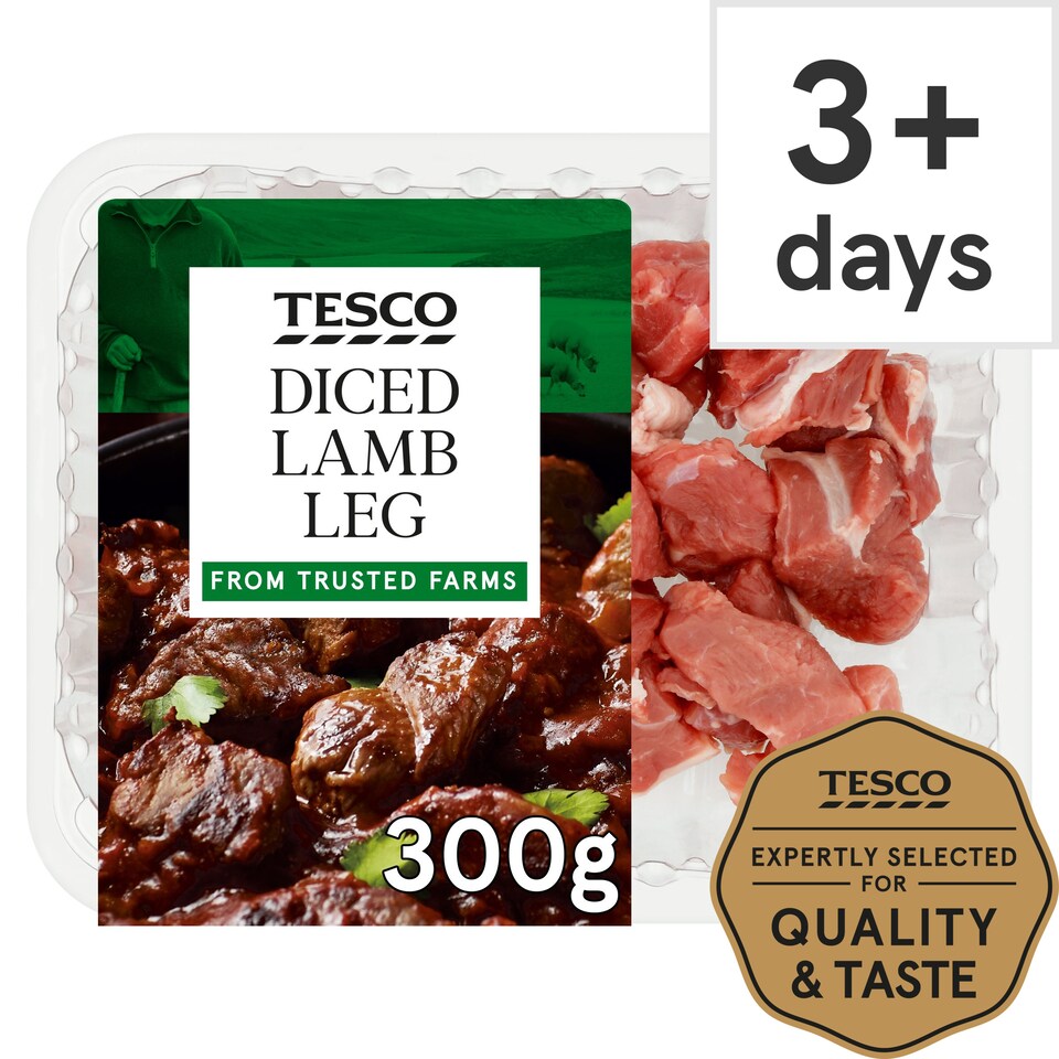 Tesco Lamb Diced Leg 300G - Tesco Groceries