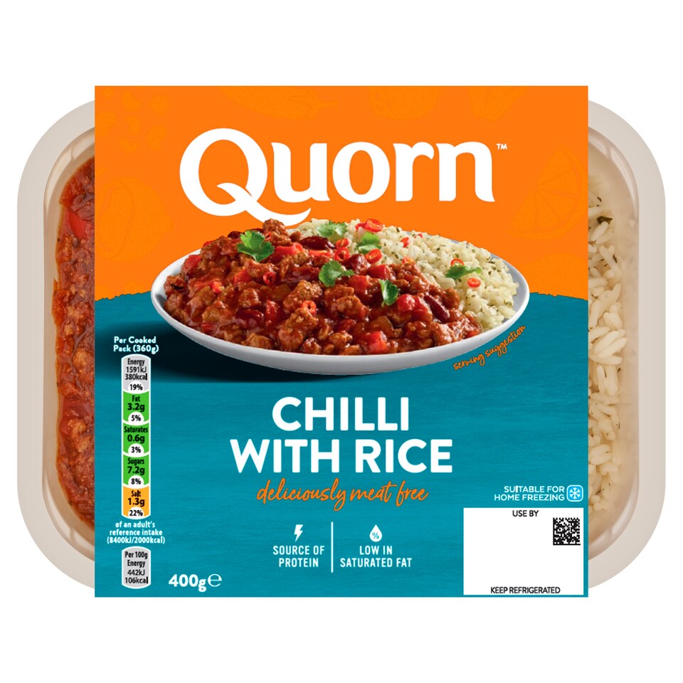 Quorn Chilli With Rice 400G - Tesco Groceries