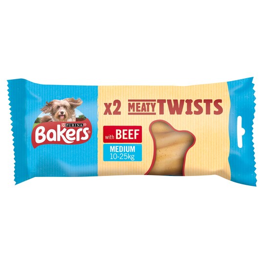 Bakers 2 Meaty Twists 180G - Tesco Groceries